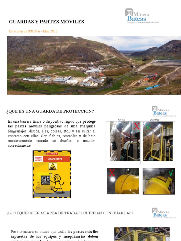 Guardas de Partes Móviles y Fajas Transportadoras | PDF