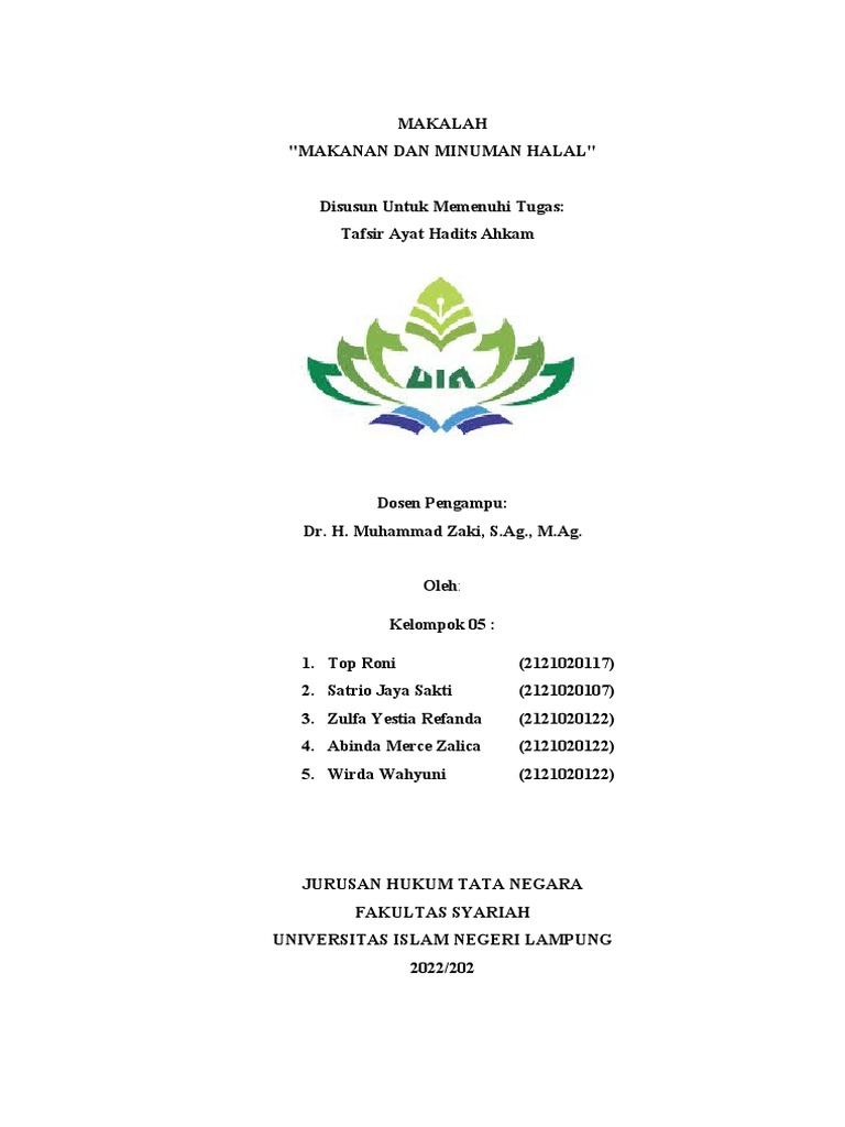 Makalah Tafsir Ayat Hadits Dan Ahkam Siyasahsir | PDF