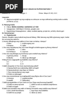 LE-FILIPINO-7 - Q4 - Aralin4 - Saknong 443-729 | PDF