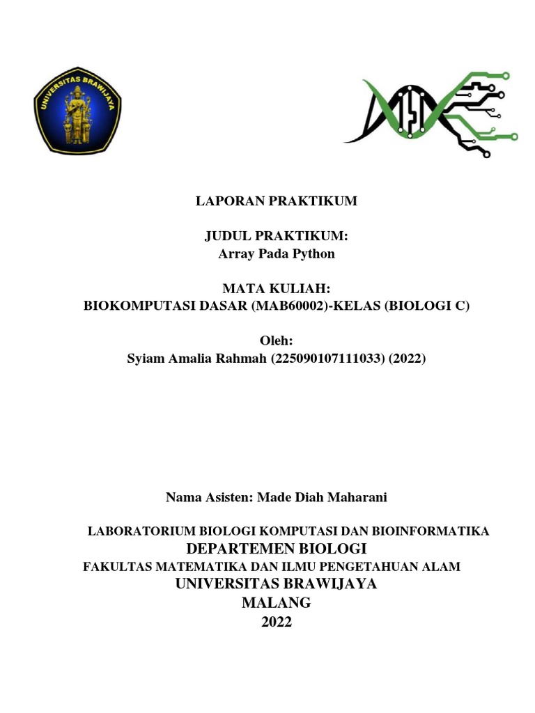 Pengertian Array dalam Python | PDF