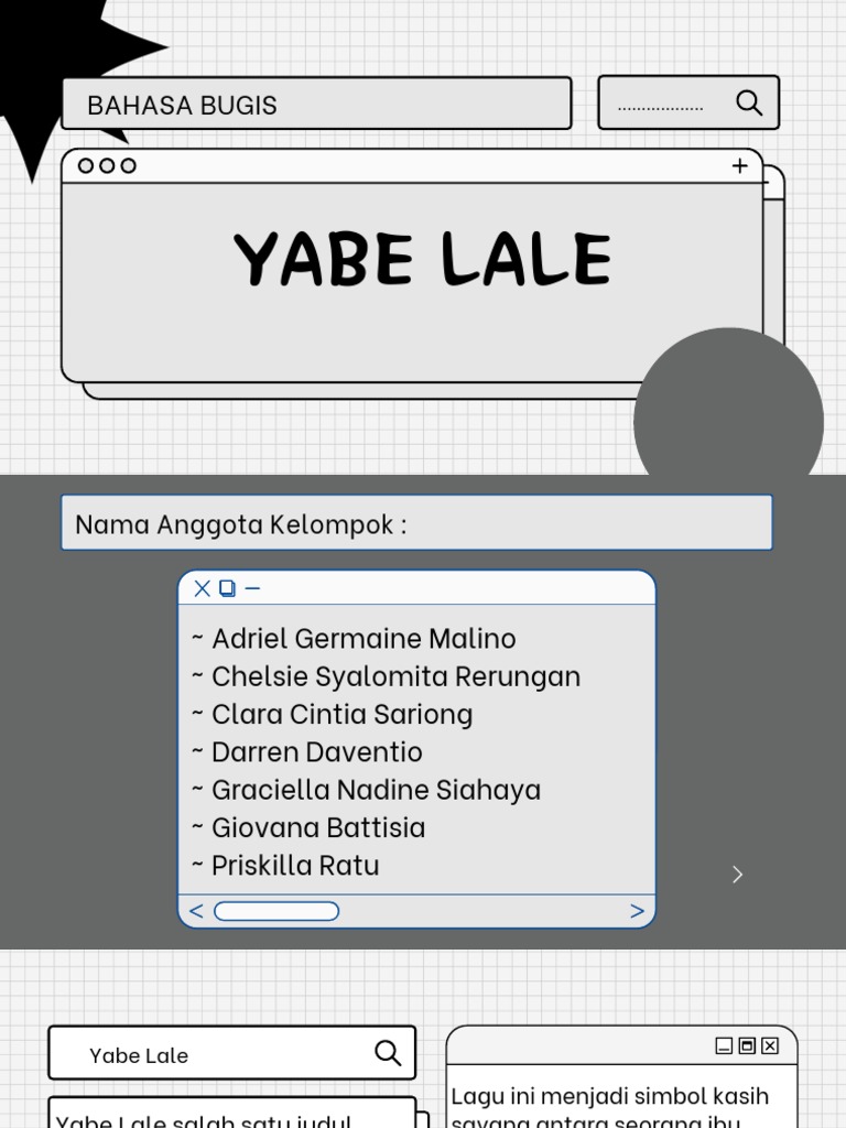 Bahasa Bugis Yabe Lale | PDF