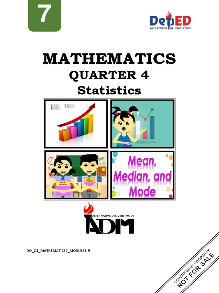 KS3_G7_ADM_Q4_Module1-9-For-Printing | PDF | Mean | Level Of Measurement