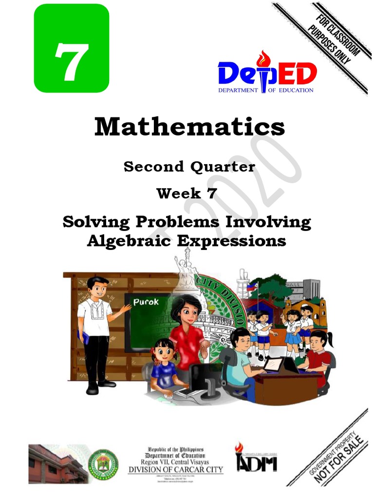 Math7 SLM Q2 W7 V1 | Download Free PDF | Polynomial | Learning