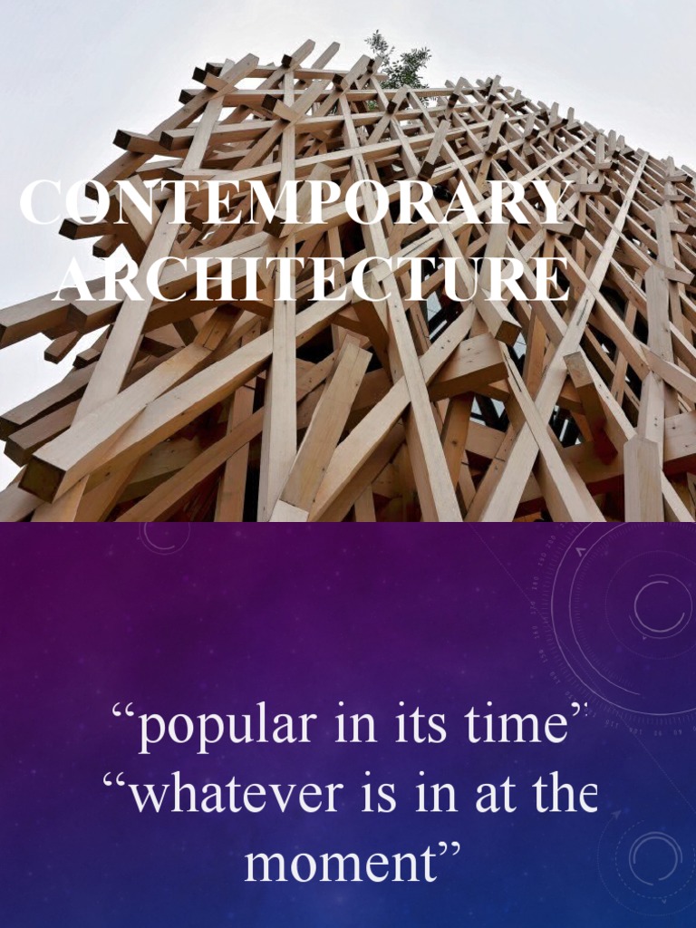 Contemporary Architecture | PDF | Architectural Elements | Design