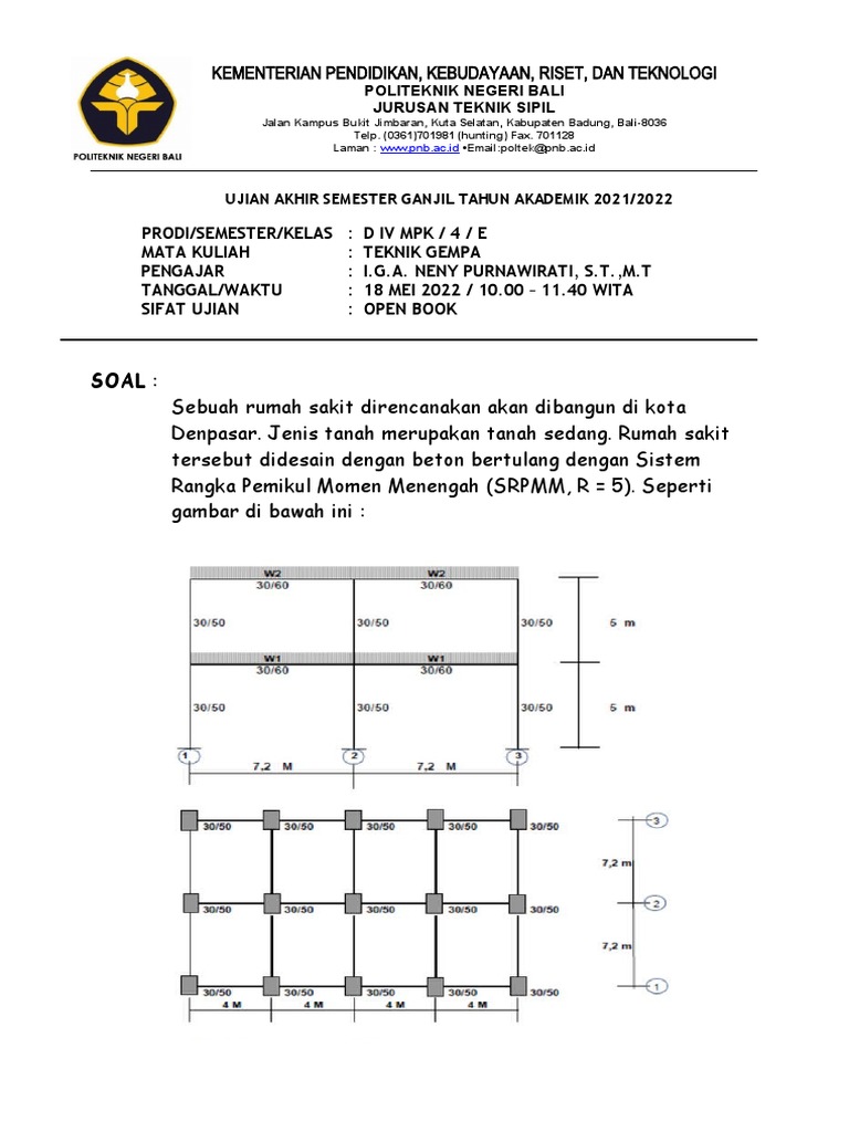 UTS Teknik Gempa | PDF