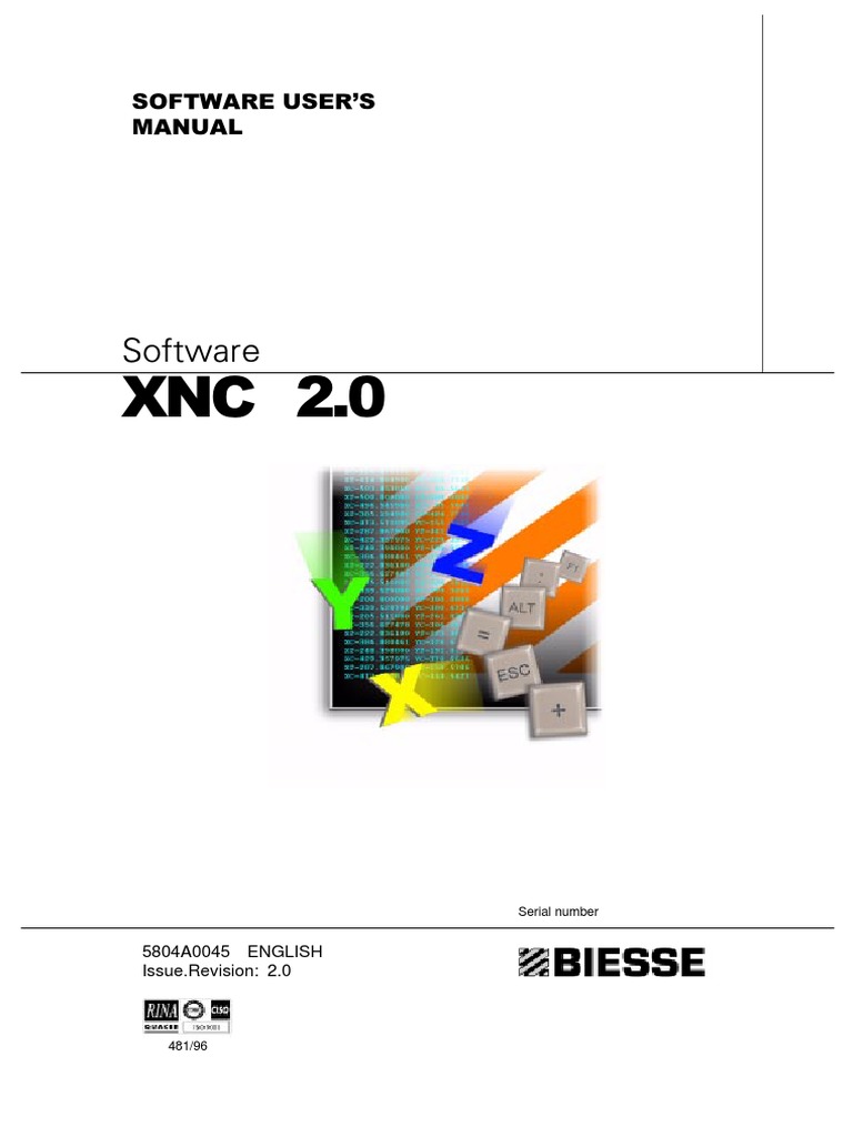 XNC2 Manual Rev2.0 5804A0045 | PDF | Angle | Cartesian Coordinate System