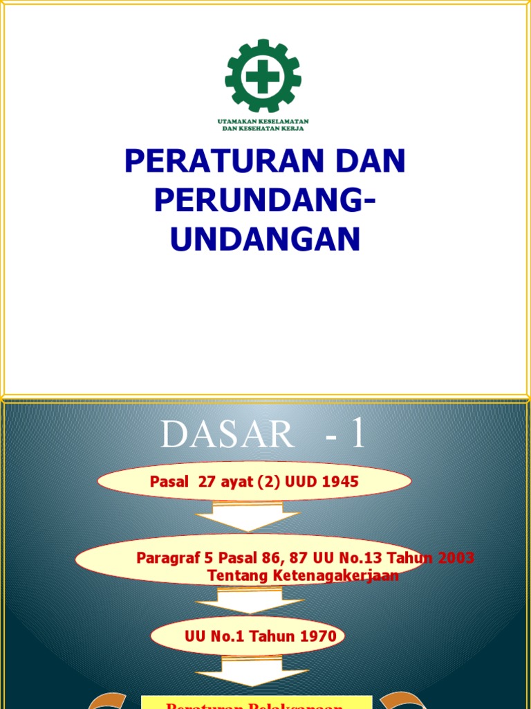 Peraturan Perundangan k3 | PDF