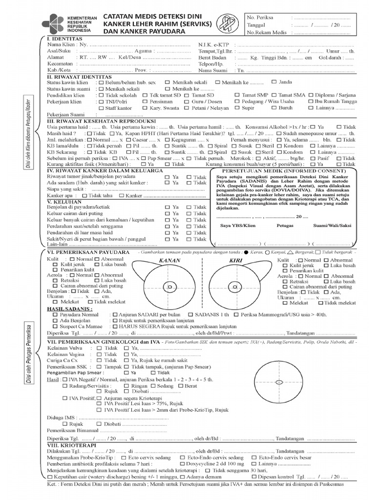 Formulir Iva 2022 | PDF | Kesehatan Holistik | Gaya Hidup