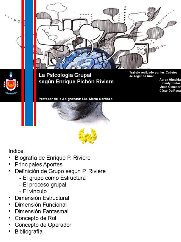 Psicología Grupal de Pichón Riviére | PDF | Relaciones personales ...