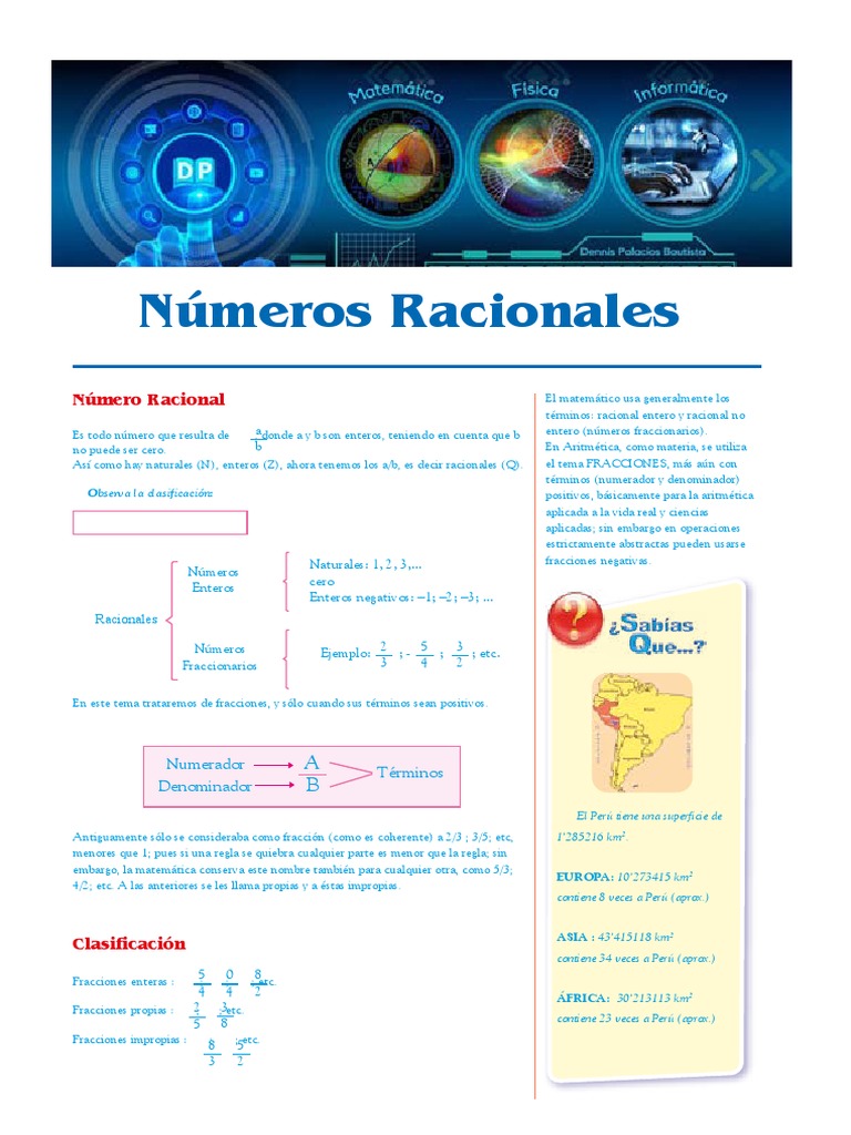 Introducción a Números Racionales | PDF | Números | Número racional