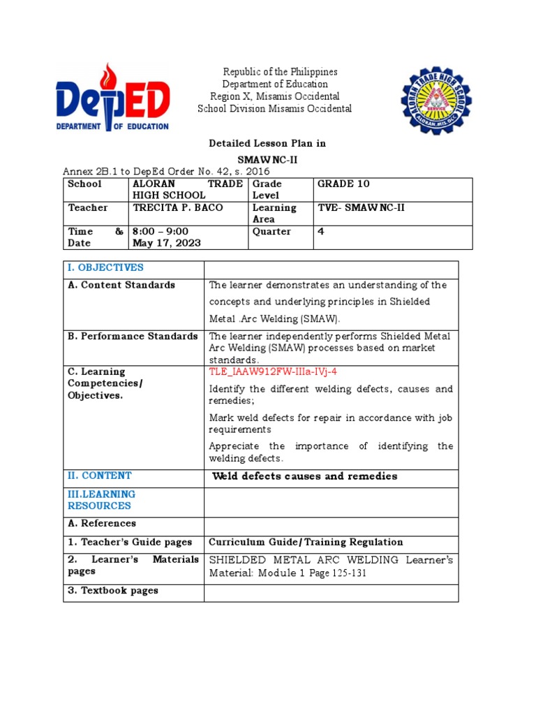 DLP_FINAL-DEMO_WELD DEFECTS | PDF | Construction | Welding