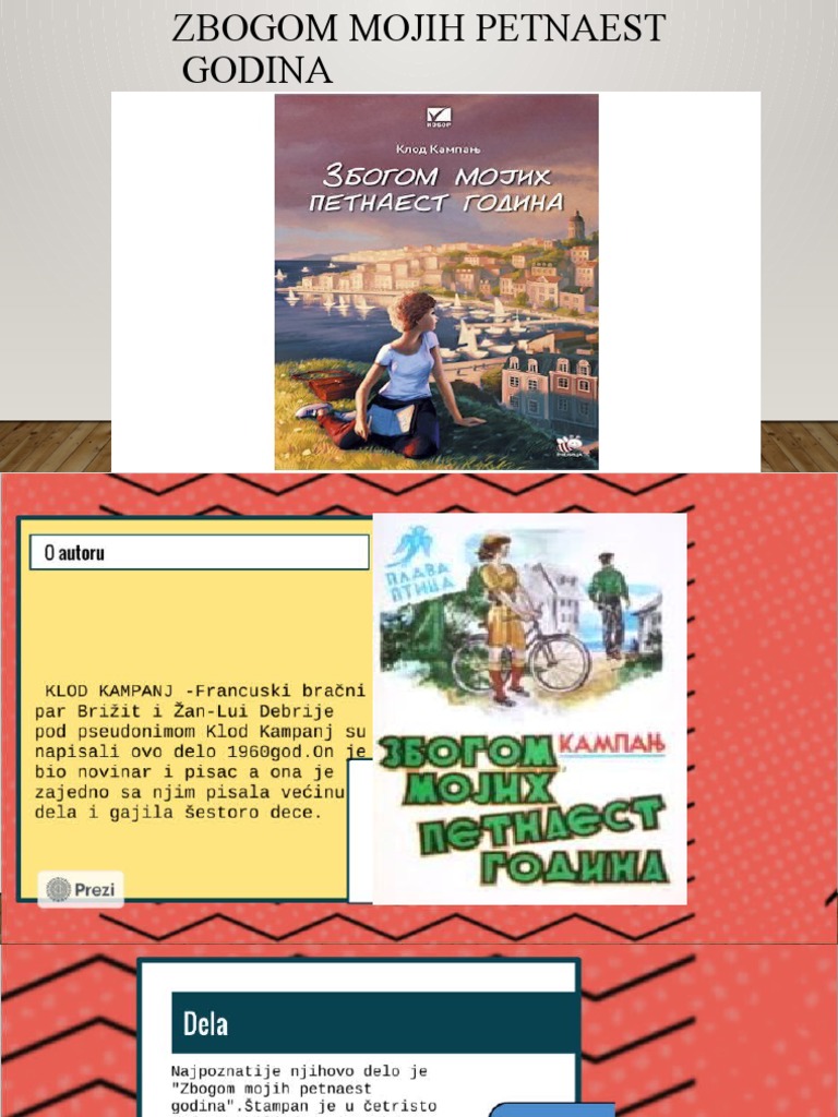 Zbogom Mojih Petnaest Godina | PDF