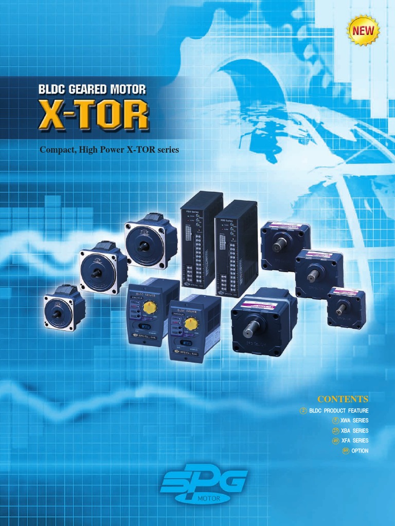 X-TOR Series Brushless DC Motors Overview | PDF | Electric Motor ...