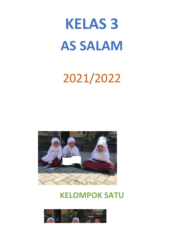Kelas 3 As Salam | PDF