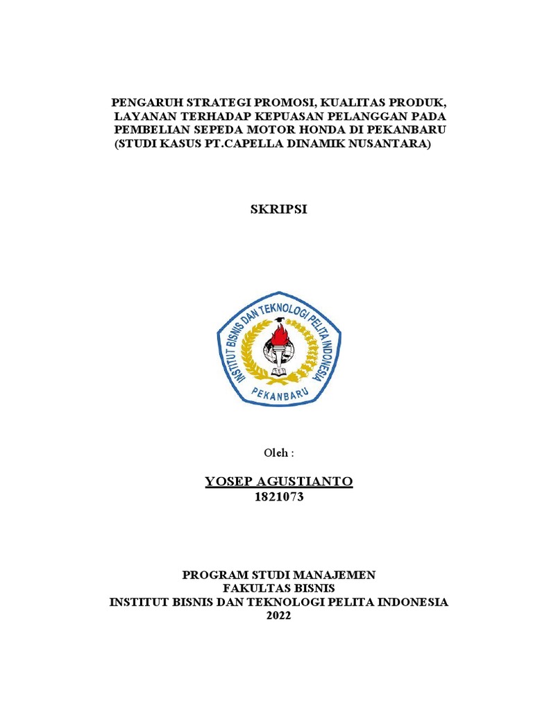 Skripsi Yosep Done | PDF