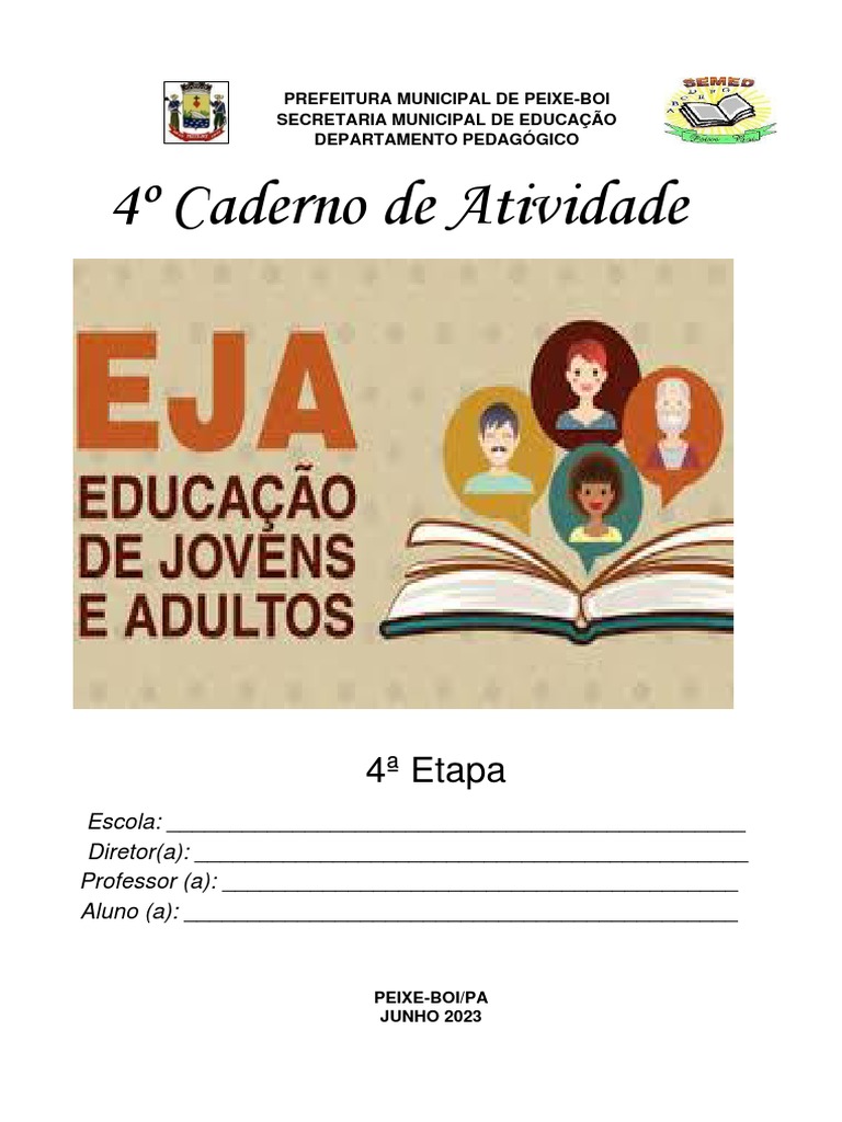 Caderno EJA 4 Etapa | PDF | Gases | Congelamento