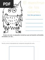 Monstruo de Colores: Emociones para Colorear | PDF | Color | Las emociones