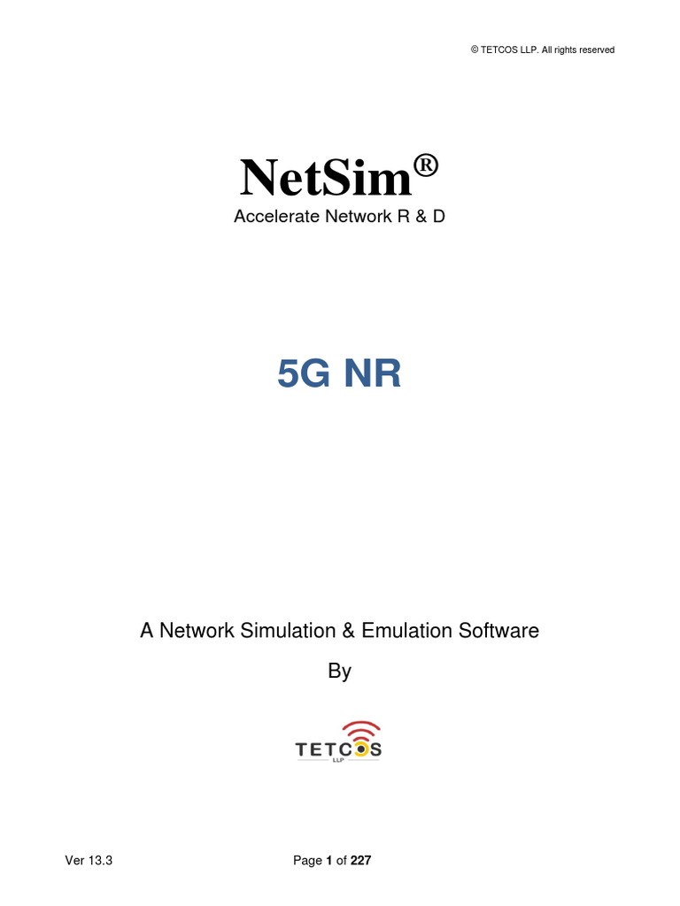 Netsim: Accelerate Network R & D | Download Free PDF | Networking ...