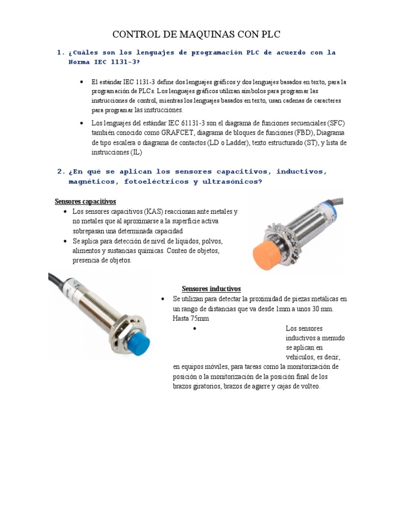 FORO TEMATICO de Control de Maquinas Con PLC | PDF | Scada | Ciencias ...