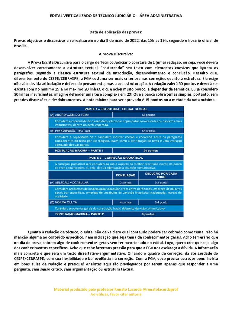Edital Verticalizado e Facilitado TJDF | PDF | Orçamento ...