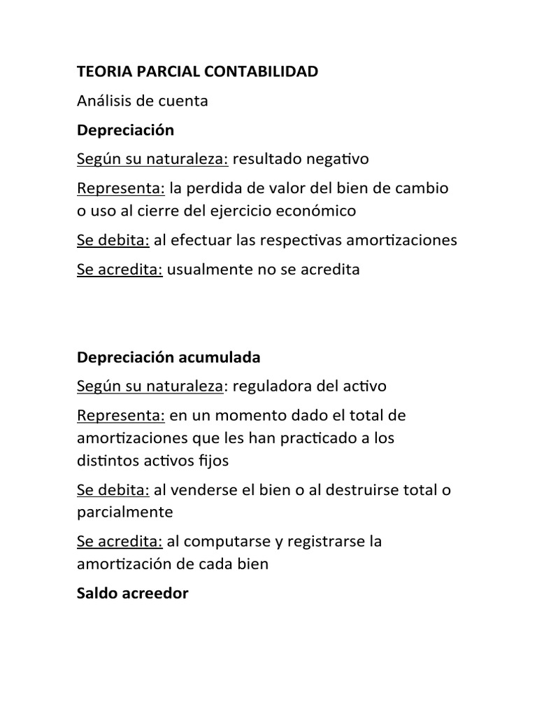 Teoria Parcial Contabilidad | PDF | Bancos | Contabilidad