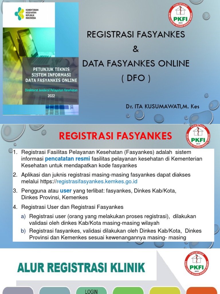 Dr. Ita - Registrasi Fasyankes & DFO | PDF