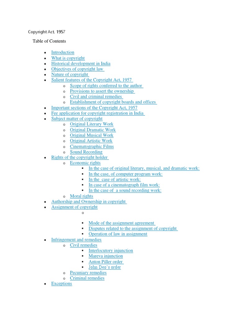 Copy Rights Notes | PDF | Copyright | Copyright Law Of The United States