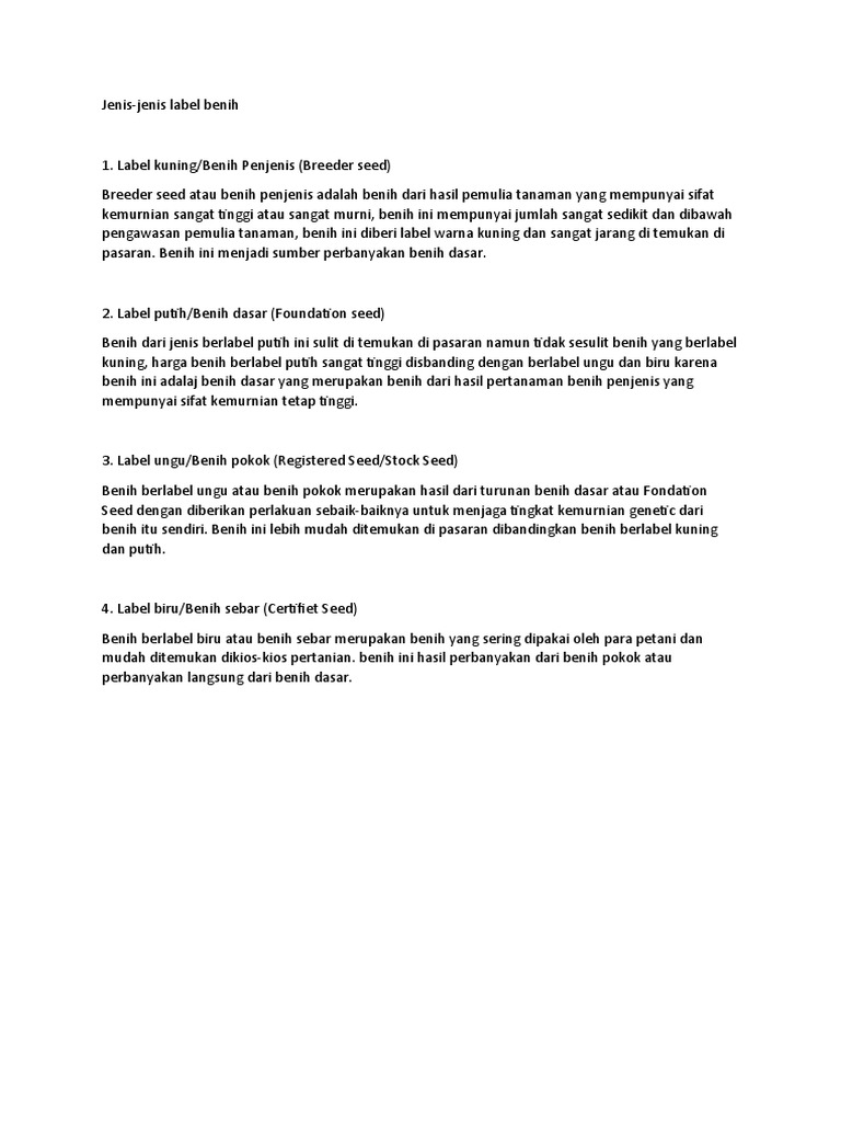 Jenis Label | PDF