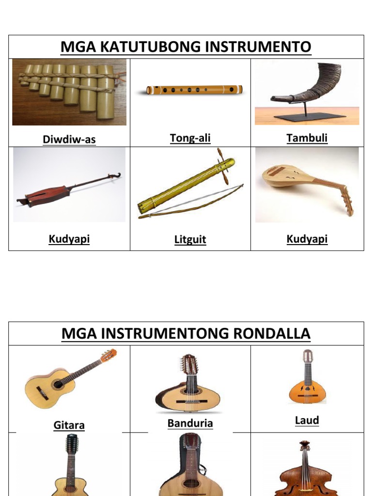 Ibat Ibang Uri NG Instrumento | PDF