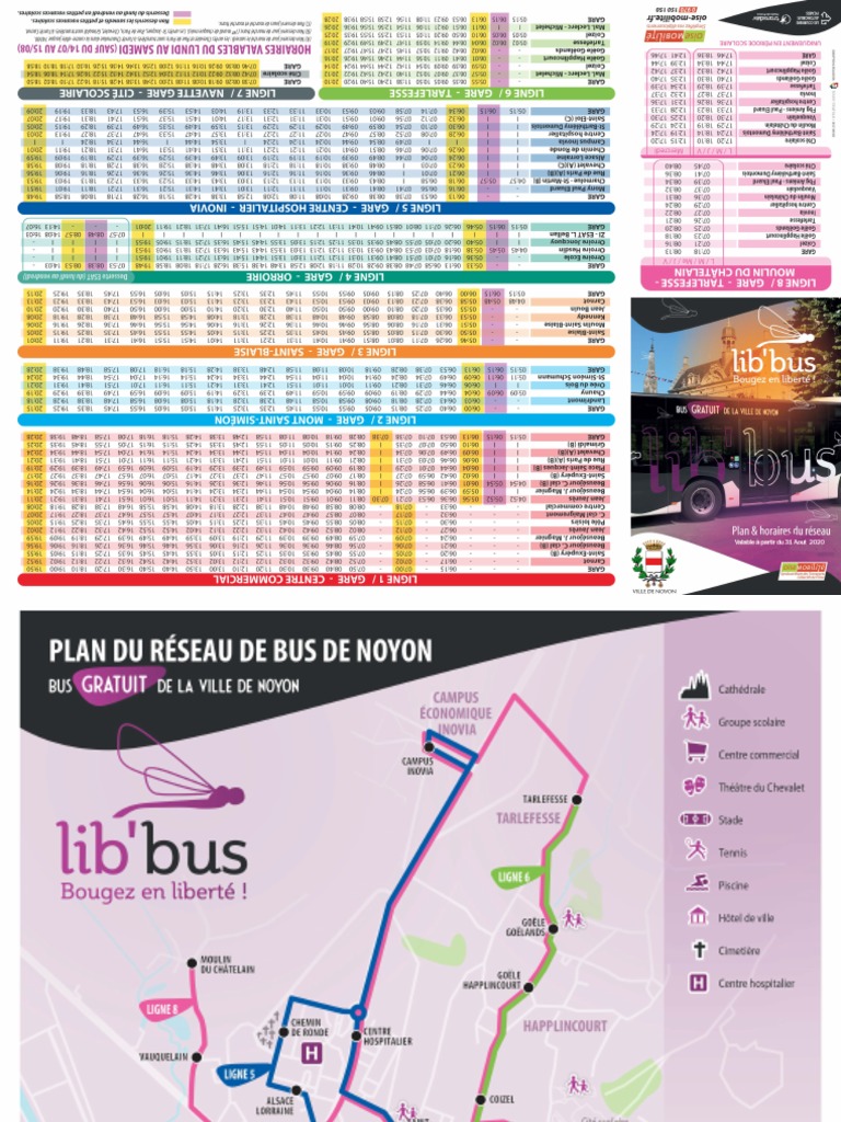 Horaires Lib Bus Durant L Annee 2020-2021 | PDF