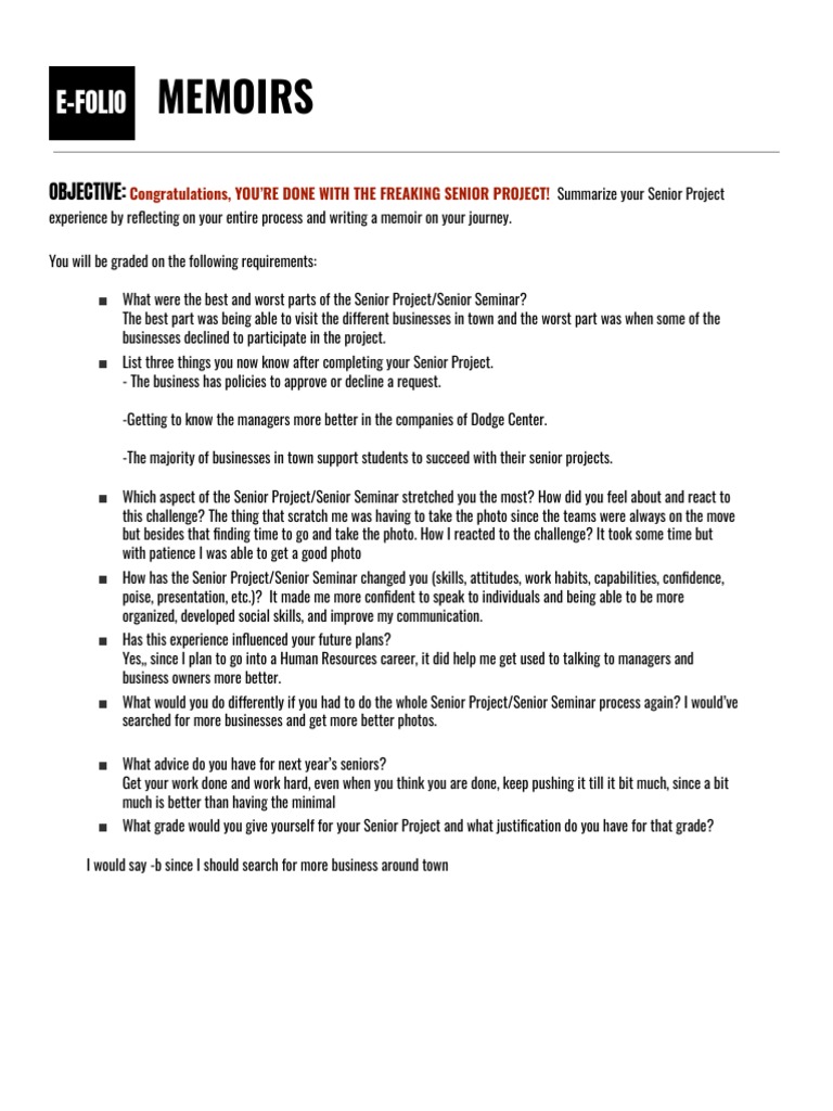 Memoirs 1 | PDF | Cognition | Cognitive Science