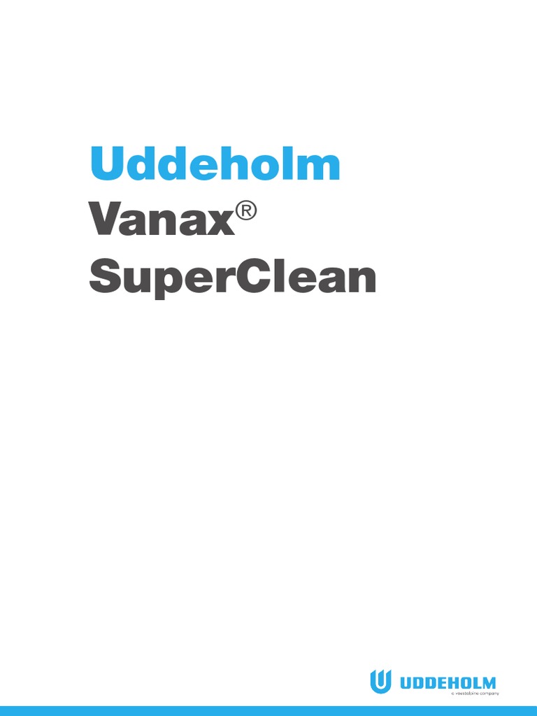 Tech Uddeholm Vanax en PDF | PDF