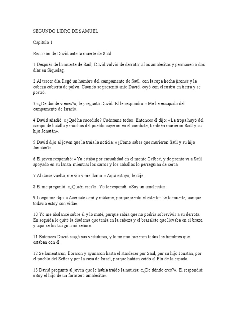 Capítulo 1 | PDF | Saulo | David