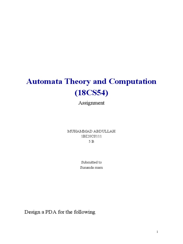 ATC Assignment | PDF