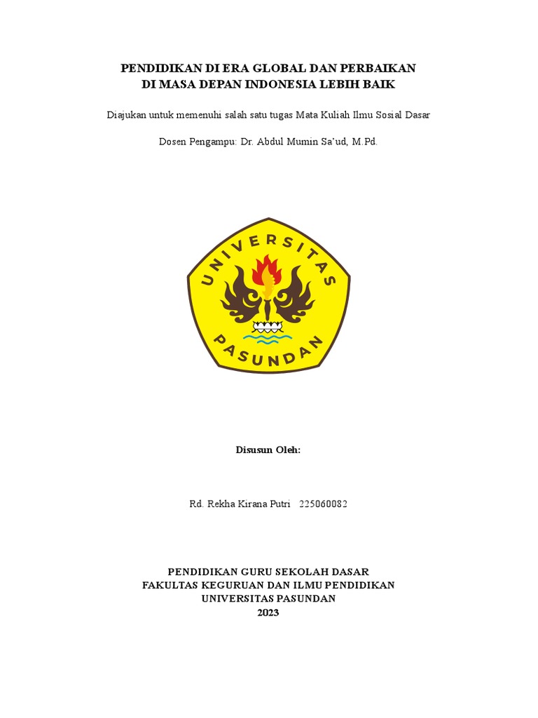 Rd. Rekha K - 225060082 - Makalah ISD | PDF