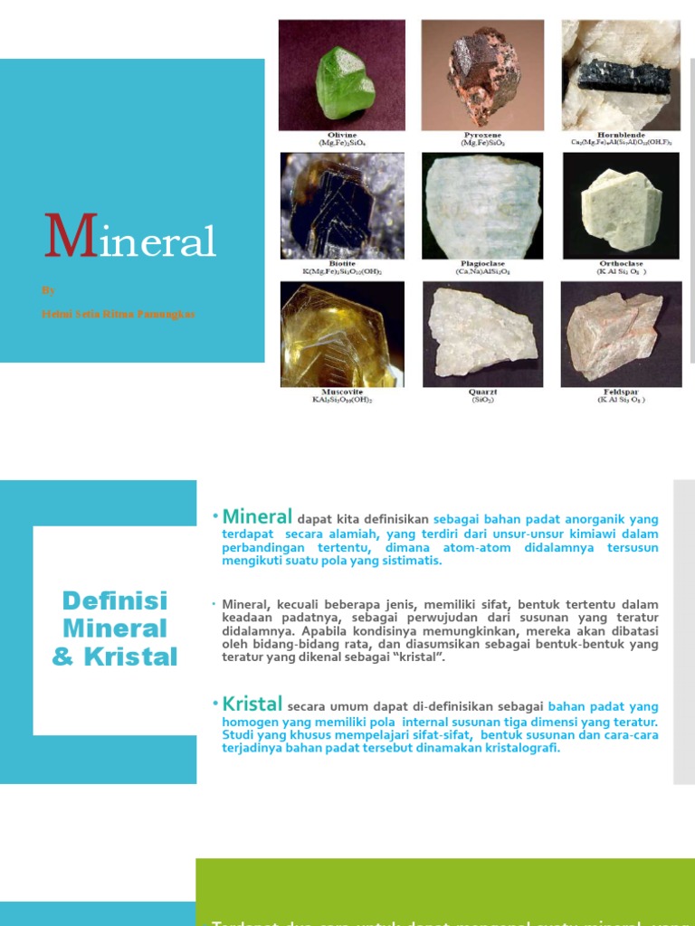 Mineral | PDF | Ilmu Sosial | Teknologi & Rekayasa