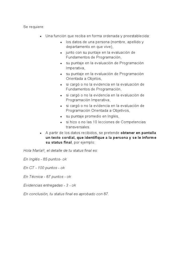 Actividad Taller de Programación Imperativa | PDF | Informática