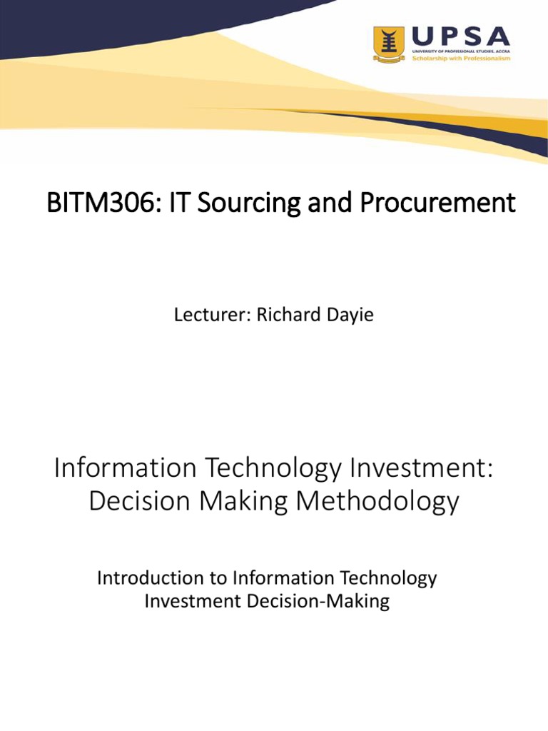 Week 1 Decision Making Methodology Pdf Methodology Decision Making 4513