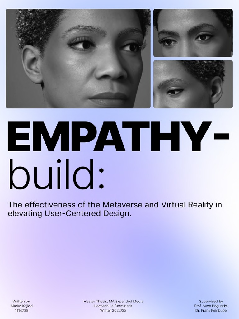 EMPATHYbuild The Effectiveness of The Metaverse and Virtual Reality in ... EMPATHYbuild The Effectiveness of The Metaverse and Virtual Reality in ...