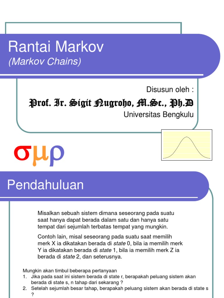 013 Model Markov | PDF