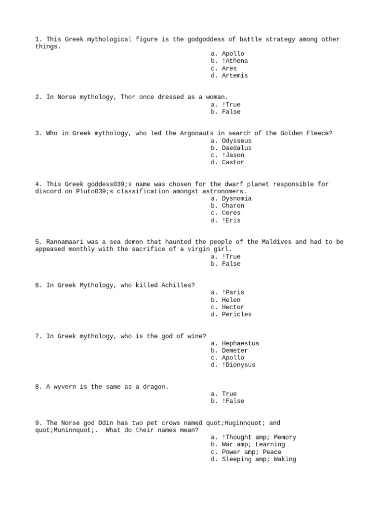 FIN113 Group Assignment 6 | PDF | Greek Mythology | Deities