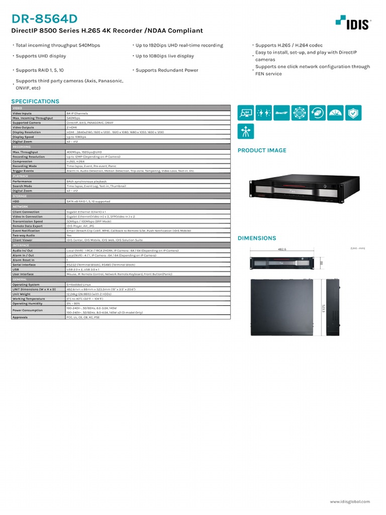 Brochure DR 8564D | PDF