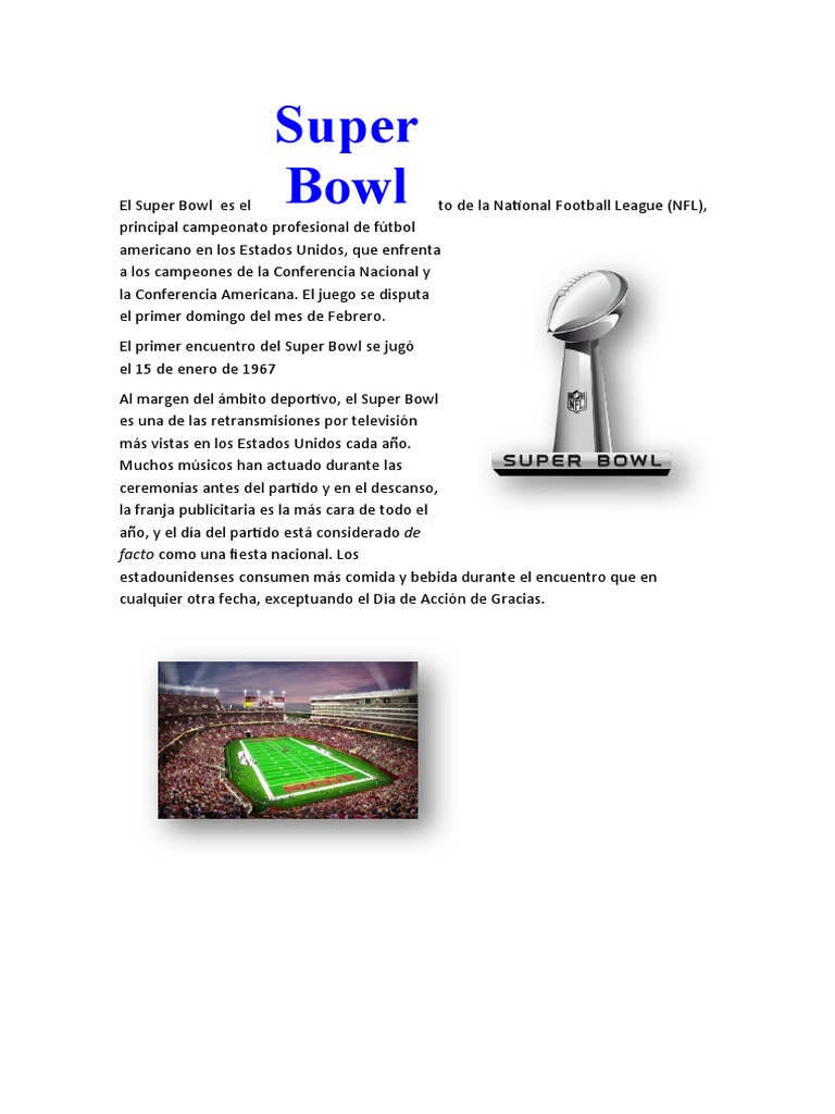 Super Bowl | PDF