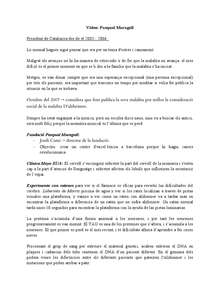 Video - Pasqual Maragall | PDF