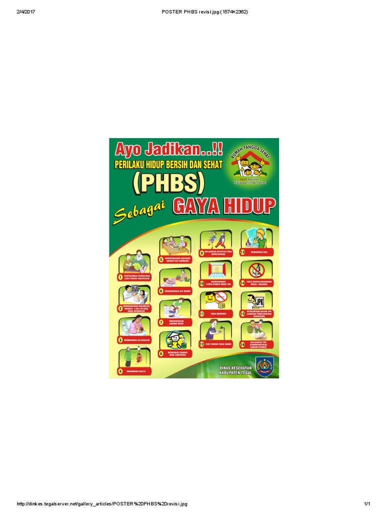 Poster Phbs Revisi | PDF