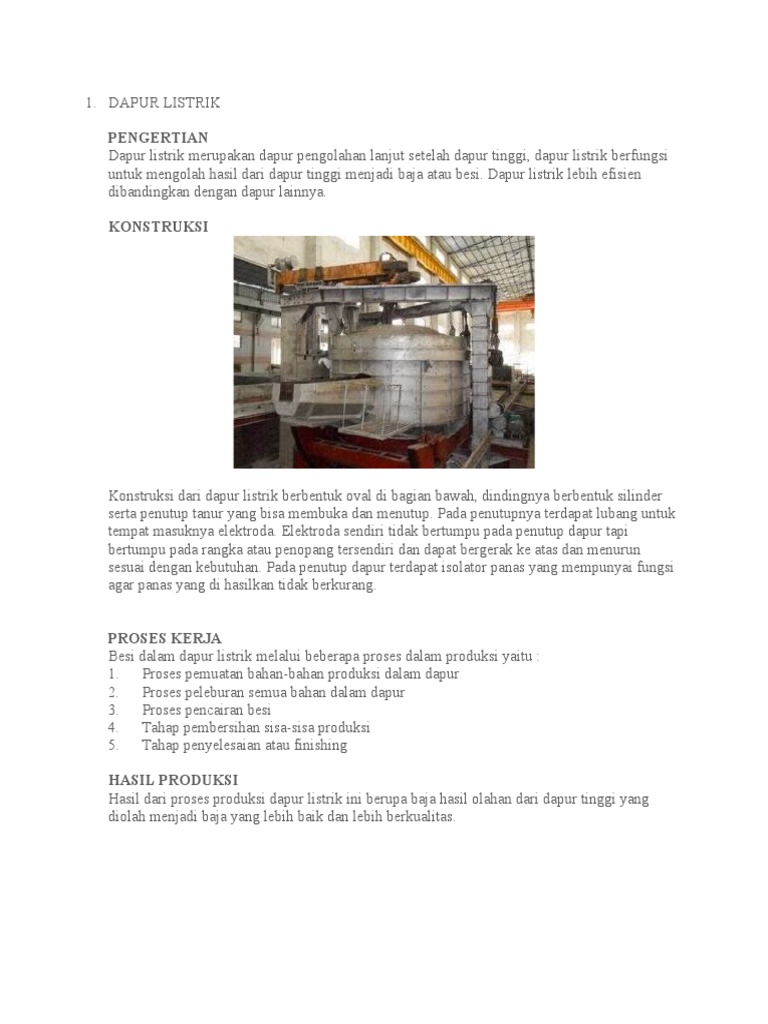 Dapur Listrik | PDF | Teknologi & Rekayasa