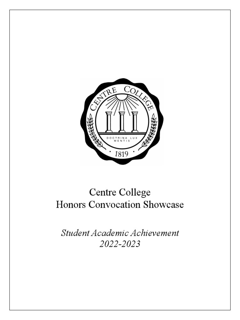 2023 Honors Convocation Program | PDF | Fraternities And Sororities 2023 Honors Convocation Program | PDF | Fraternities And Sororities