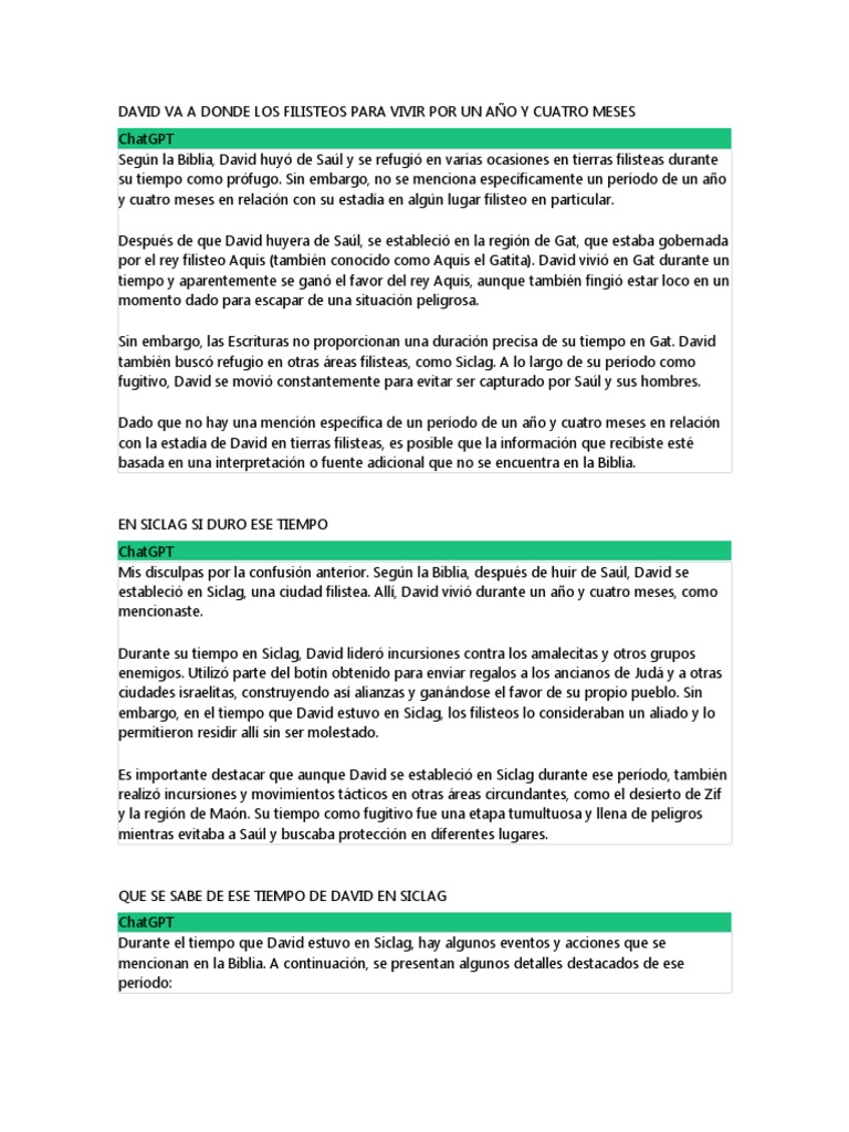 David en Siclag | PDF | David | Saulo