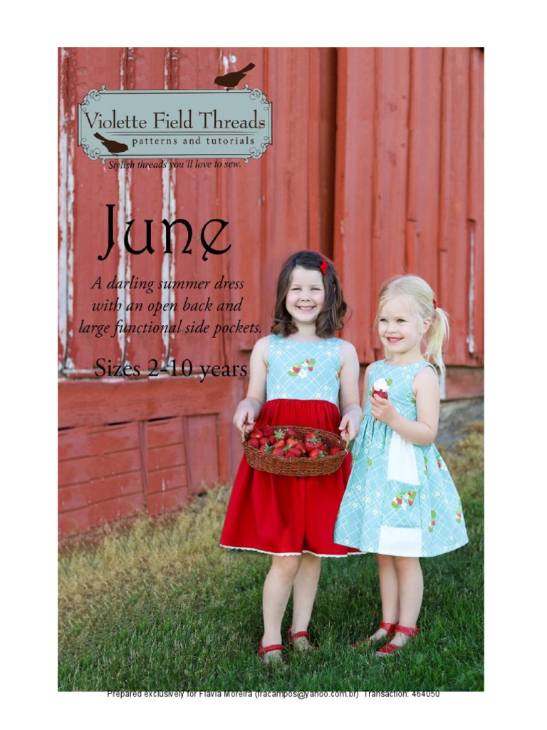 June PDF Pattern and Tutorial Layered 061520 | PDF | Seam (Sewing) | Sewing