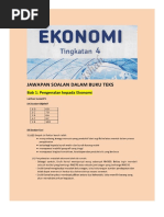 Buku Teks Ekonomi Ting 4 | PDF